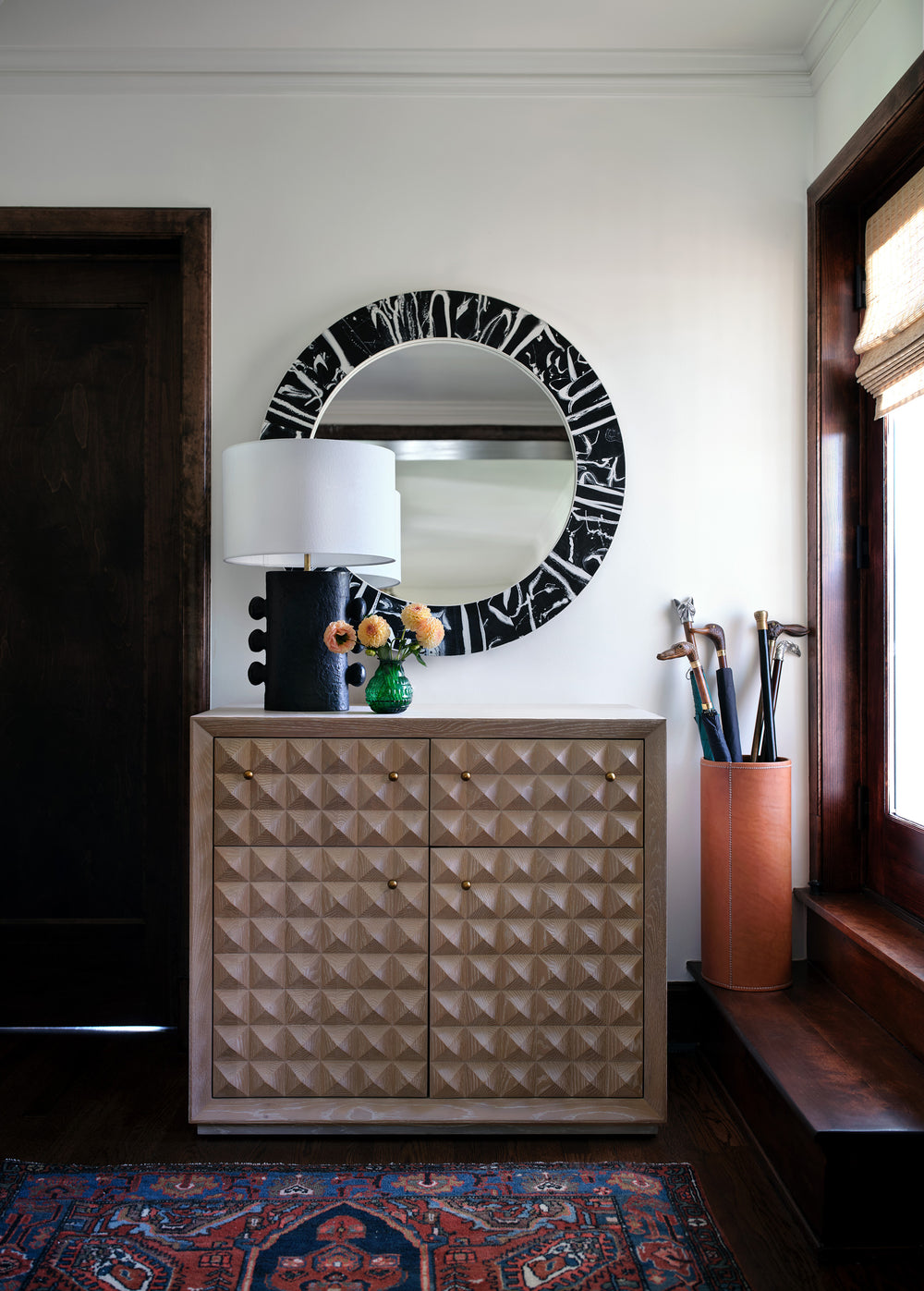 Leather Umbrella Stand & Jayson Home